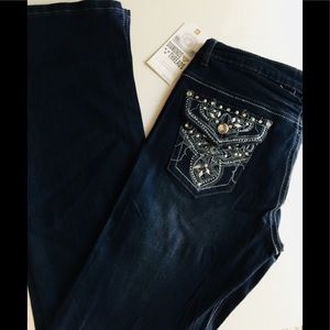 Diamond & Threads | Jeans | Plus Bling Rhinestone Stretch Slim Boot ...